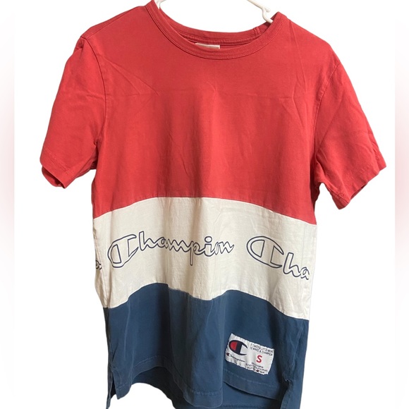 Champion | Shirts | Vintage Retro Red White Blue Champion Striped Mens ...
